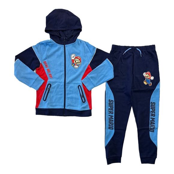 Nintendo | Matching Sets | Super Mario Boys 2 Piece Fullzip Hoodie ...